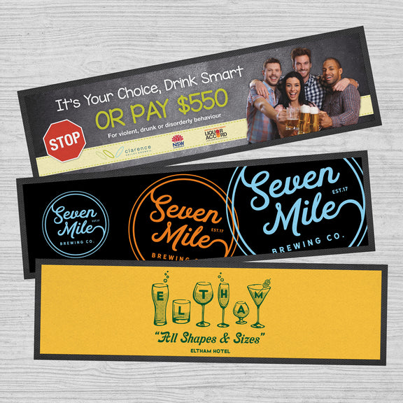 Custom Bar Runners Australia | Personalised Bar Mats – Coaster Kings ...